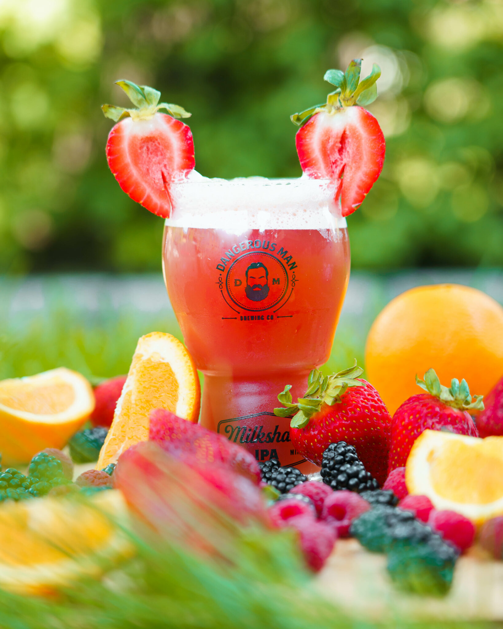 Strawberry Berry Julius Milkshake IPA - Dangerous Man Brewing Company