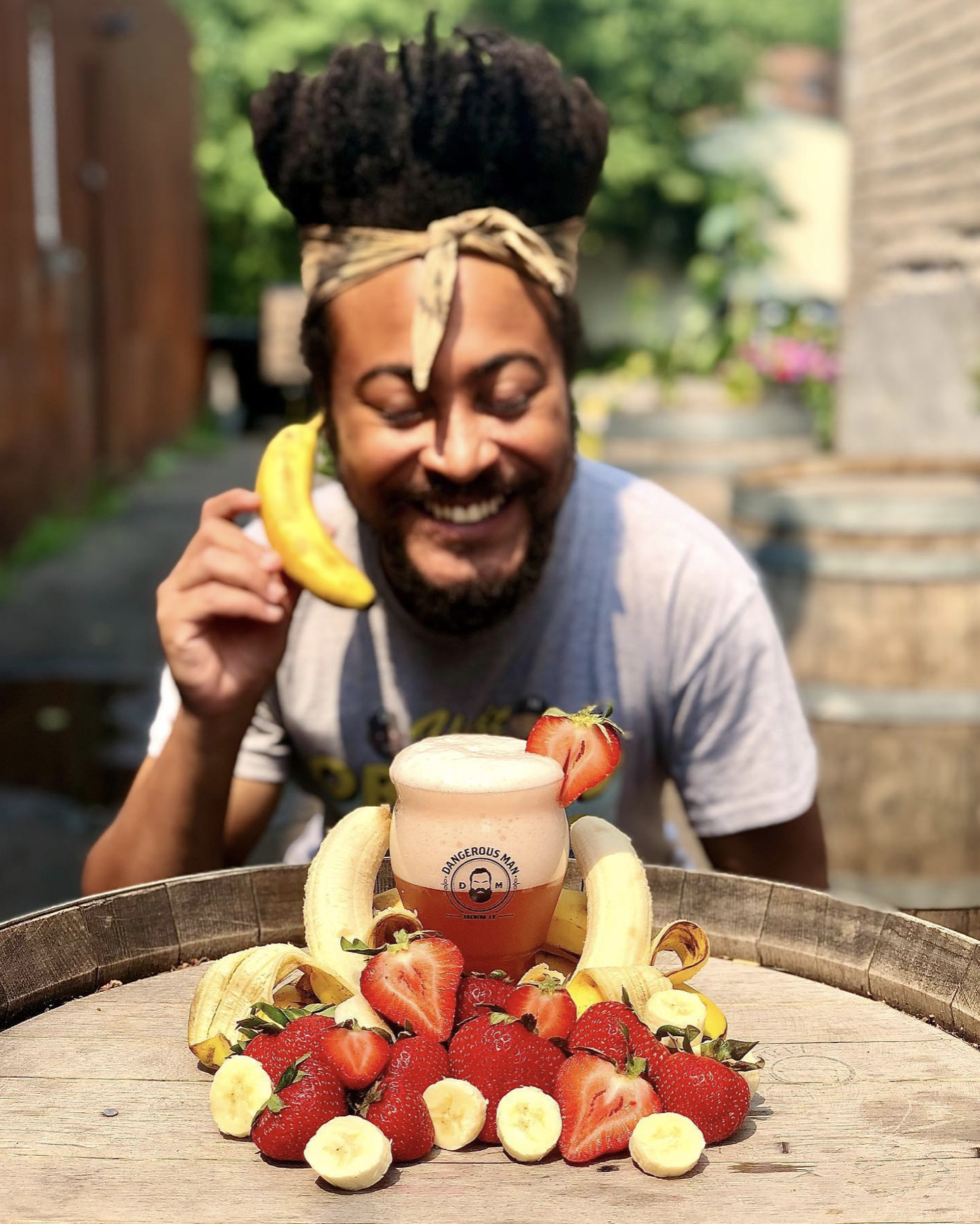 Strawberry Banana Milkshake IPA - Dangerous Man Brewing Company